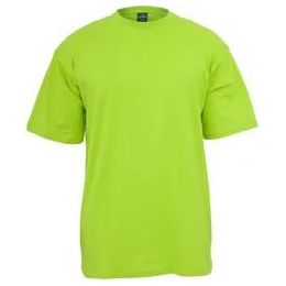T-Shirt Urban Classics "Urban Classics Herren Tall Tee", Damen, Gr. L, limegr&uuml;n, 100% Baumwolle, unifarben, oversize, Rundhals, Shirts T-Shirt