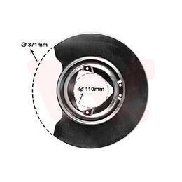 Van Wezel Spritzblech, Bremsscheibe 6904371 Vorderachse