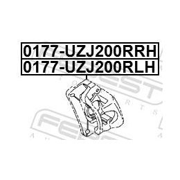 FEBEST Bremssattel 0177uzj200rrh Hinterachse rechts f&uuml;r TOYOTA