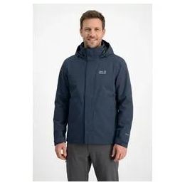 Funktionsjacke Jack Wolfskin "TRAILTIME 2L JKT M", Herren, Gr. L (52), midnight sky, Obermaterial: 100% Polyester. Futter: 100% Polyester, Jacken Funktionsjacke, Wasserabweisend, windabweisend, atmungsaktiv, &Uuml;bergangsjacke