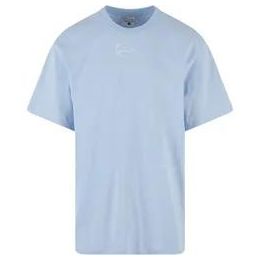 T-Shirt Karl Kani "Karl Kani Herren", Damen, Gr. L, lightblau, 100% Baumwolle, bedruckt, loose fit, Rundhals, Shirts T-Shirt