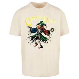 T-Shirt Merchcode "Merchcode Grateful Dead Joker Oversize Tee", Damen, Gr. L, sand, 100% Baumwolle, bedruckt, oversize, Rundhals, Shirts T-Shirt