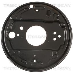 TRISCAN Spritzblech, Bremsscheibe 812529260 Hinterachse links f&uuml;r VW
