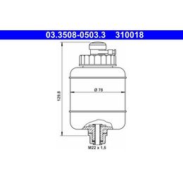 ATE 03350805033 f&uuml;r Mercedes
