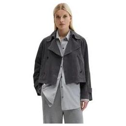 Marc O'Polo Lederjacke MARC O'POLO "aus softem Ziegenleder", Damen, Gr. 42, blau graphite, Obermaterial: 100% Leder (Ziege); Futter: 100% Baumwolle, unifarben, loose fit, Jacken, Topseller