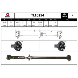 EAI Gelenkwelle, Achsantrieb tl10254 f&uuml;r BMW