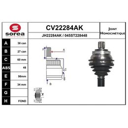 EAI Gelenksatz, Antriebswelle cv22284ak