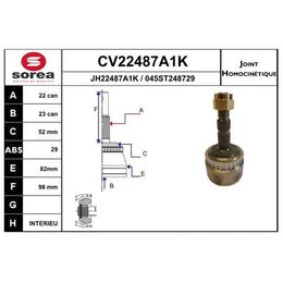 EAI Gelenksatz, Antriebswelle cv22487a1k