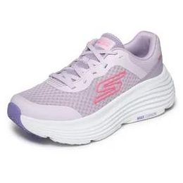Sneaker Skechers "MAX CUSHIONING", Damen, Gr. 40, lavendel, Lederimitat, Mesh, Schuhe Sneaker, Laufschuh, Sportschuh, Schn&uuml;rschuh, Freizeitschuh mit Max Cushioning