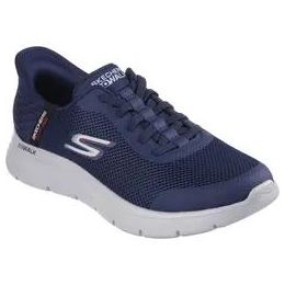 Wanderschuh Skechers "Go Walk", Damen, Gr. 41, blau (marineblau), Obermaterial: 100% Textilmaterial TEXMAT., Schuhe Wanderschuh