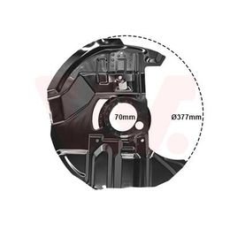 Van Wezel Spritzblech, Bremsscheibe 0646376 Vorderachse rechts f&uuml;r BMW