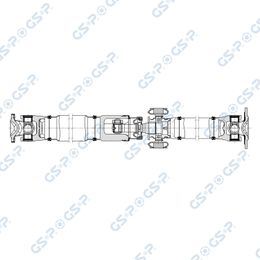 GSP Gelenkwelle, Achsantrieb ps901683 f&uuml;r NISSAN