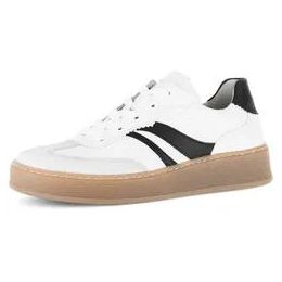 Sneaker Gabor "Sneaker low", Damen, Gr. 38, wei&szlig;, Schuhe Sneaker