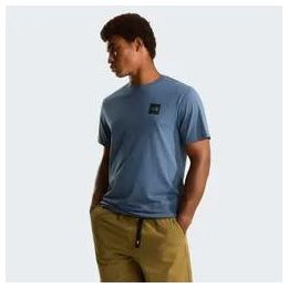 T-Shirt The North Face "M EVOLUTION BOX HALF DOME REGULAR SHORT SLEEVE TEE", Herren, Gr. L, granite grau, Obermaterial: 60% Baumwolle, 40% Polyester, normal, Rundhals, Shirts T-Shirt, normale Passform, Kurzarm, f&uuml;r Sportmode und Outdoormode