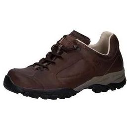 Wanderschuh Meindl "Lugano", Damen, Gr. 10, braun (dunkelbraun), Obermaterial: 100% Rindnubukleder CNU., Schuhe Wanderschuh