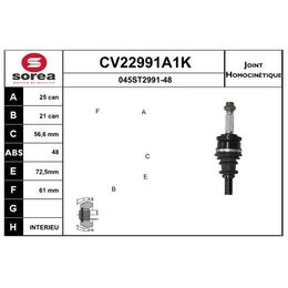 EAI Gelenksatz, Antriebswelle cv22991a1k