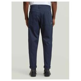 G-Star Raw Chinohose G-STAR "Pleated Chino Relaxed Tapered", Herren, Gr. 32, L&auml;nge 36, salute, Obermaterial: 75% Polyester, 25% Elastomultiester, Hosen Chinohose