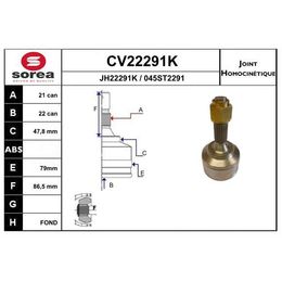 EAI Gelenksatz, Antriebswelle cv22291k