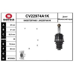 EAI Gelenksatz, Antriebswelle cv22974a1k