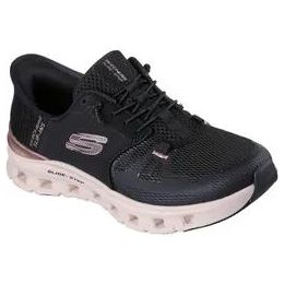 Slip-On Sneaker Skechers "GLIDE-STEP PRO", Damen, Gr. 39, schwarz, ros&eacute;goldfarben, Textil, Schuhe, Slipper, Freizeitschuh, Halbschuh mit Handsfree Slip Ins Funktion
