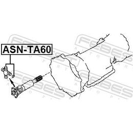 FEBEST Gelenk, L&auml;ngswelle asnta60 f&uuml;r FORD NISSAN