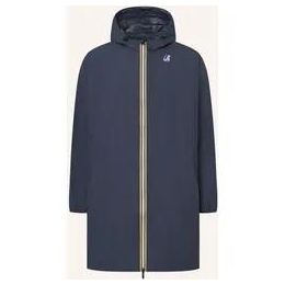 Arbeitsjacke K-way "K-way Regenmantel LE VRAI 4.0 EIFFEL EAST", Gr. L, blau depth, Obermaterial: 100% Nylon, Jacken