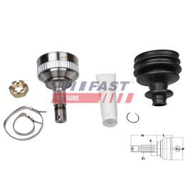 Fast Gelenksatz, Antriebswelle ft25088k radseitig f&uuml;r Citro&euml;n Mercedes VW