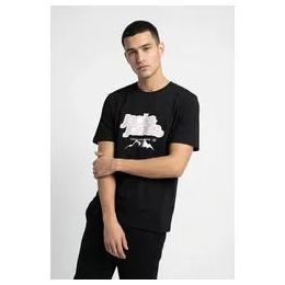 Jack & Jones T-Shirt JACK & JONES "JCOFLARE FRONT TEE SS CREW NECK FST", Damen, Gr. S, schwarz, Jersey, Obermaterial: 100% Baumwolle, bedruckt, regular fit, Rundhals, Shirts T-Shirt