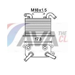 AVA QUALITY COOLING &Ouml;lk&uuml;hler, Automatikgetriebe vn3310 f&uuml;r VW