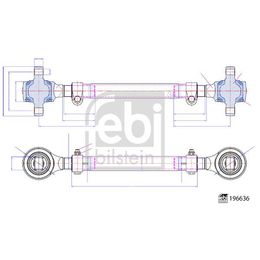 febi bilstein 196636 Hinterachse f&uuml;r Iveco IRISBUS