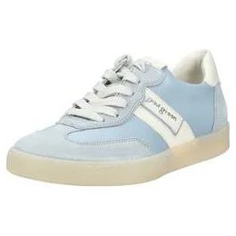 Sneaker Paul Green "Paul Green Sneaker Veloursleder/Textil", Damen, Gr. 40,5, hellblau, Textil, Veloursleder, Schuhe Sneaker