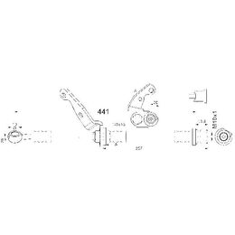 ATE Bremsschlauch 24528704413 f&uuml;r HONDA