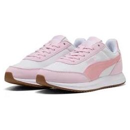 Sneaker Puma "R78 LIGHTWIND", Damen, Gr. 40,5, Puma wei&szlig;, rosy outlook, pearl pink, Textil, mehrfarbig, Schuhe Sneaker, mit Mesh-Obermaterial, mit SOFTFOAM+ Einlegesohle