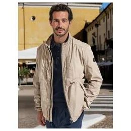 Blouson Lerros "Blousonjacke f&uuml;r den &Uuml;bergang", Herren, Gr. S, kitt, 60% Baumwolle, 36% Nylon, 4% Elasthan, Jacken Blouson