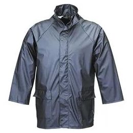 Regenjacke TERRAX WORKWEAR "PU-Stretch", Herren, Gr. XXL, blau, Obermaterial: 58% Polyamid PA. 42% Polyurethan PU., Jacken Regenjacke
