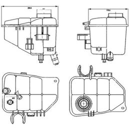 Mahle Ausgleichsbeh&auml;lter, K&uuml;hlmittel crt126000s f&uuml;r MERCEDES-BENZ