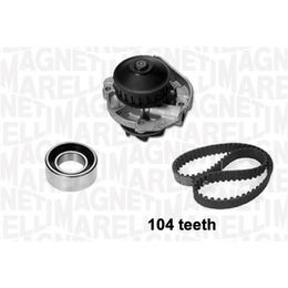 MAGNETI MARELLI Wasserpumpe + Zahnriemensatz 341401580001 f&uuml;r FIAT LANCIA