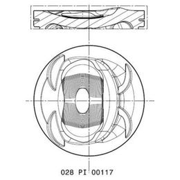 Mahle Kolben 028pi00117002