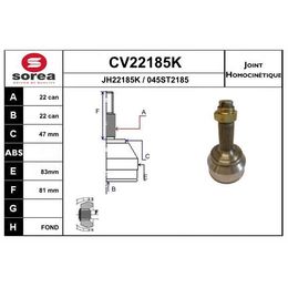EAI Gelenksatz, Antriebswelle cv22185k
