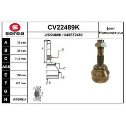 EAI Gelenksatz, Antriebswelle cv22489k