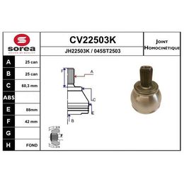 EAI Gelenksatz, Antriebswelle cv22503k