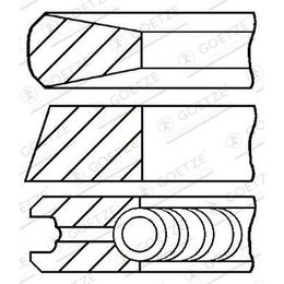 GOETZE ENGINE Kolbenringsatz 0887920700