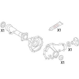 CORTECO Dichtungssatz, Differential 19536187 vorne