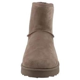 Stiefel Tom Tailor "Tom Tailor Short Boots", Damen, Gr. 37, mud, Polyester, unifarben, Schuhe Stiefel