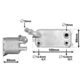 Van Wezel &Ouml;lk&uuml;hler, Automatikgetriebe 59003170 f&uuml;r FORD VOLVO LAND ROVER