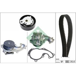 INA Wasserpumpe + Zahnriemensatz 530014230 f&uuml;r Ford
