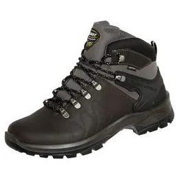 Wanderschuh Grisport "Schn&uuml;rstiefel Gritex", Damen, Gr. 45, grau (anthrazit, grau), Obermaterial: 50% Rindsleder Leather cow. 50% Lammleder LEL., Schuhe Wanderschuh