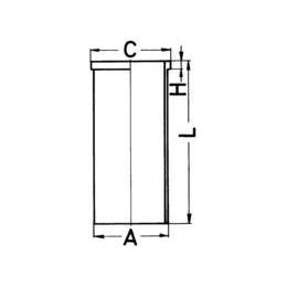 KOLBENSCHMIDT Zylinderlaufbuchse 88603110 f&uuml;r NISSAN