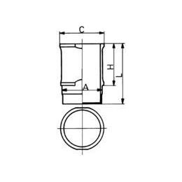 KOLBENSCHMIDT Zylinderlaufbuchse 89060110 f&uuml;r RENAULT
