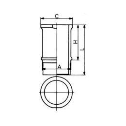KOLBENSCHMIDT Zylinderlaufbuchse 89584110 f&uuml;r RENAULT